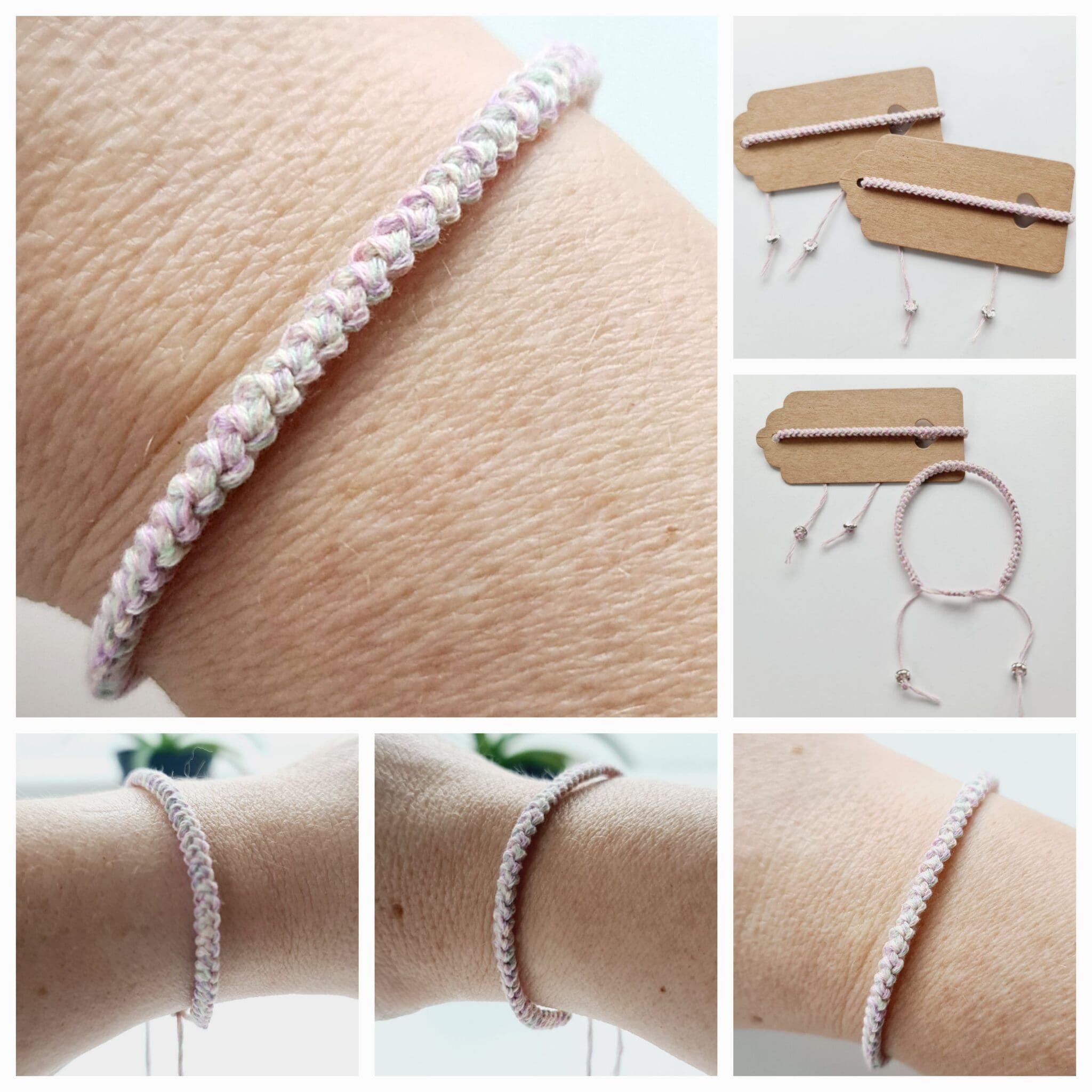 Colourful Cord Friendship Bracelets - 100% Cotton | Buy Indie